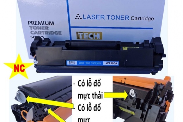 Hộp mực có chíp HP 136a, (W1360A) cho máy in M211d, 211dw, 236dw ...